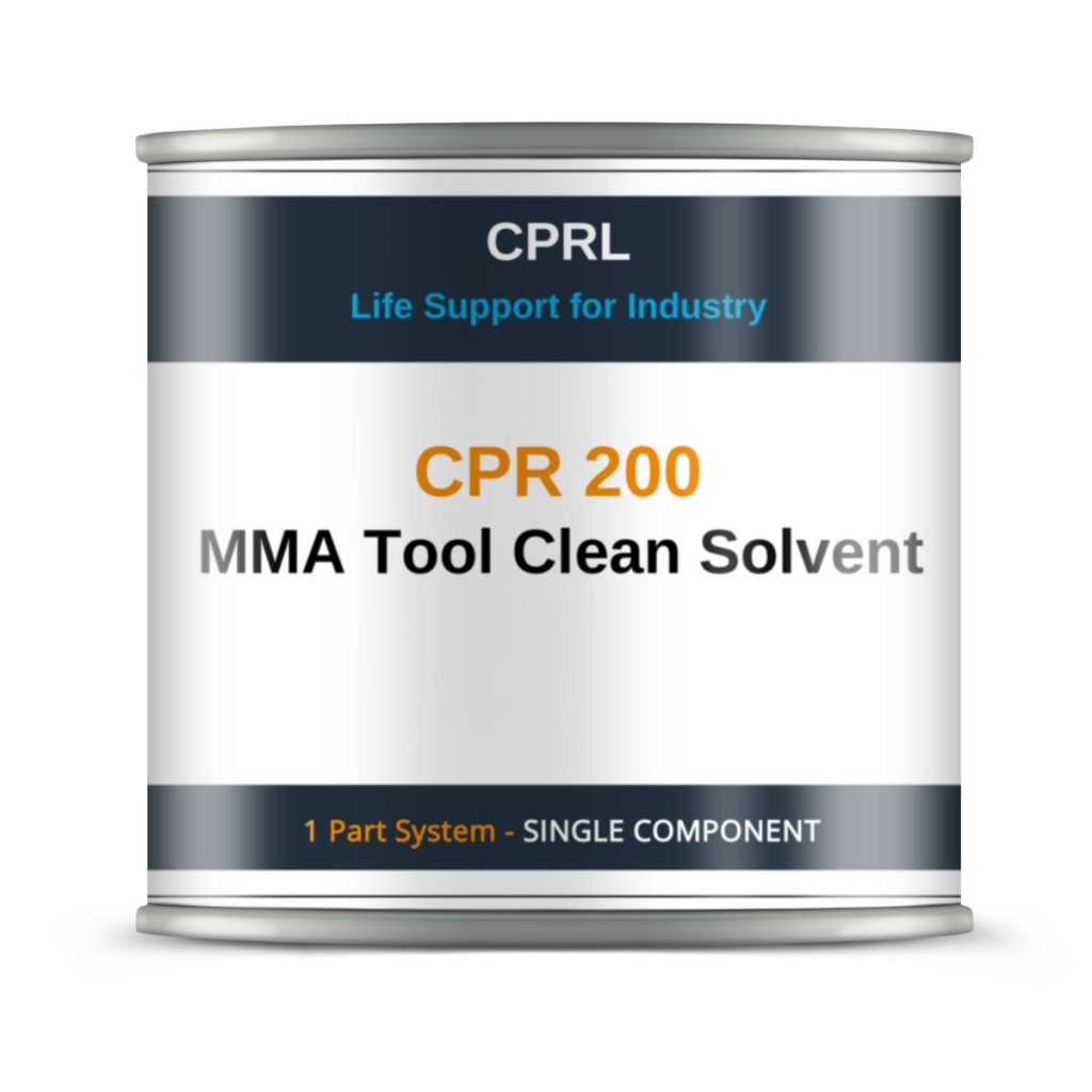MMA Tool Clean Solvent - CPR 200 - CPRL
